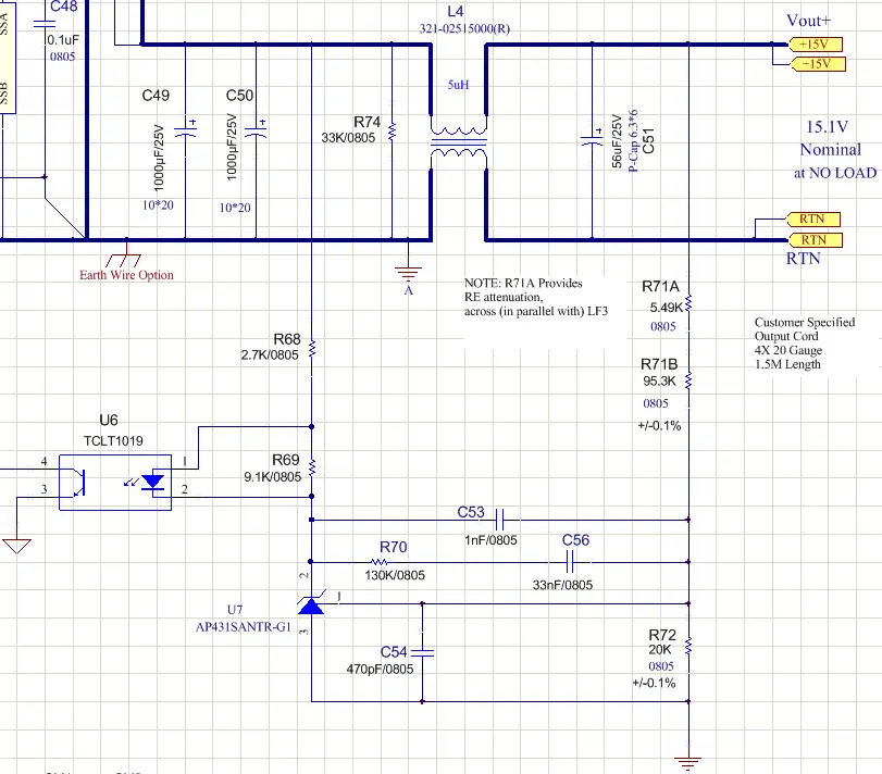 PSU Back EMF Option, for GlobTek EL6 design series products | GlobTek