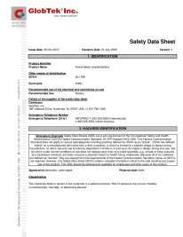 Material Safety Data Sheets (MSDS) | GlobTek